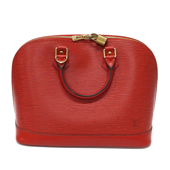 Louis Vuitton | Bags | Louis Vuitton Red Handbag Alma Epi | Poshmark